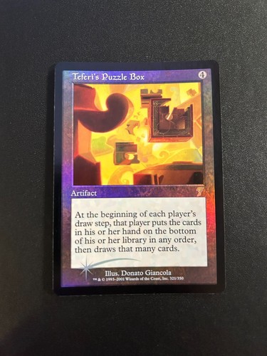 FOIL Teferi's Puzzle Box | MtG Magic 7th Edition |English |Near Mint ...