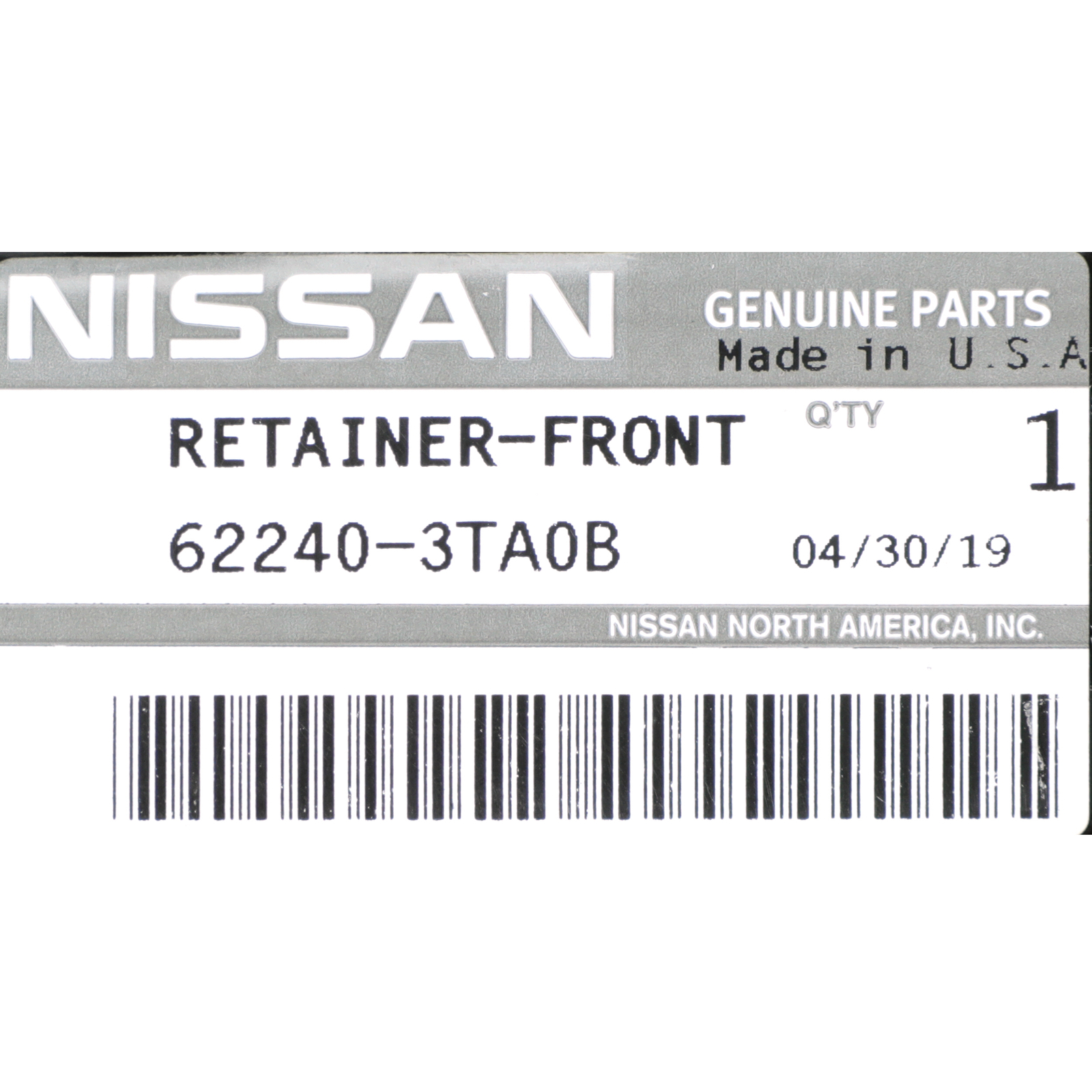 2013-2016 Nissan Altima Front Bumper Upper Support Retainer Bracket OEM ...