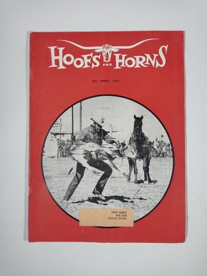 HOOFS & HORNS Magazine Western Rodeo Cowboy Horse POLO Hens HAMBONE ...