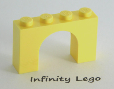 8 LEGO Bright Light Yellow Arch 1 x 4 x 2 (6182) - 8 Pieces | eBay ...