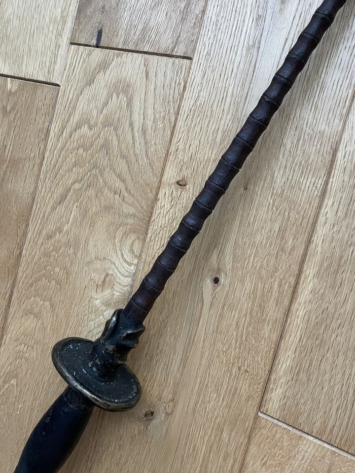 Antique Old Chinese Mace Weapon Sword Breaker | eBay