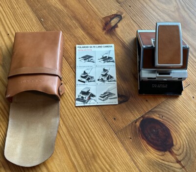 Vtg 1975 Polaroid SX-70 Land Camera Model 2 w/case And Instructions ...