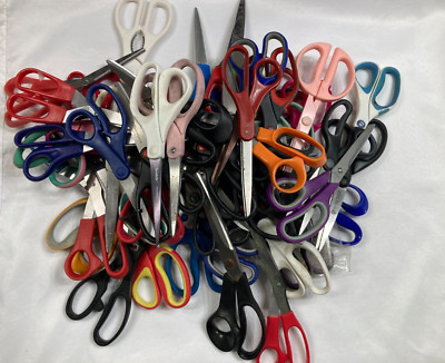 Lot of 50 TSA Airport Confiscated Scissors (Used, Various Brands/Colors ...
