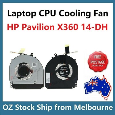 Genuine CPU Cooling Fan for HP X360 14-DH 14M-DH TPN-W139 L51102-001 Laptop | eBay
