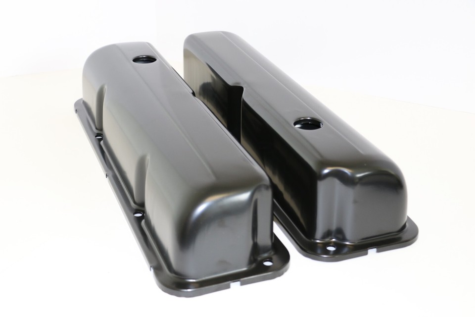 Ford FE Black Engine Dress Up Tall Valve Covers 14" Air Cleaner 352 360 ...