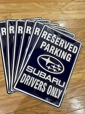 Genuine Subaru Vintage Garage Sign Impreza Legacy WRX STI Outback ...