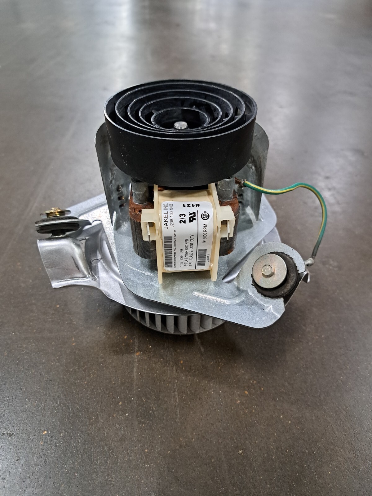 JAKEL J238-100-10108 Draft Inducer Blower Motor Assembly HC21ZE121A | eBay