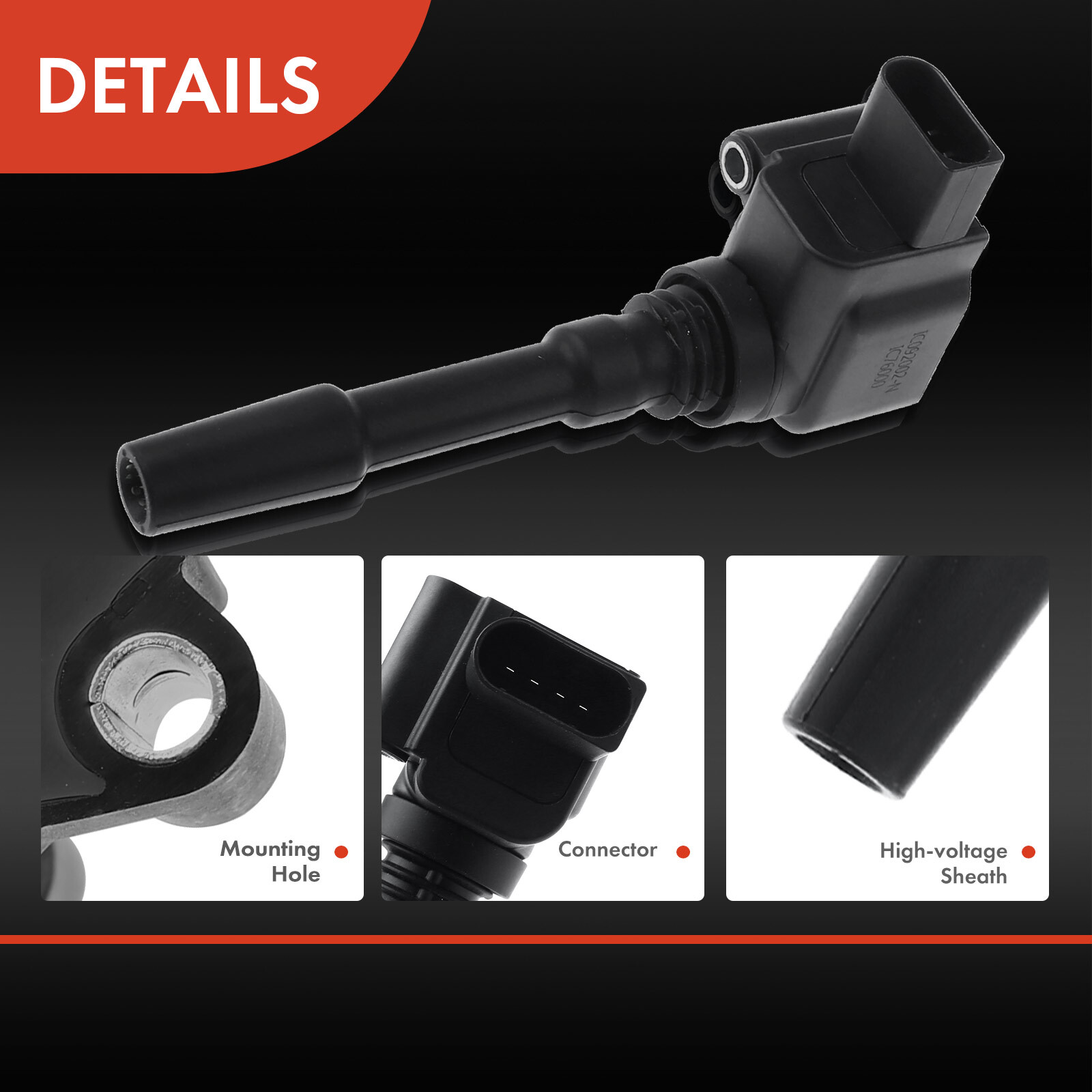 6x Ignition Coil Pack for Porsche Cayenne 92A Macan 95B Panamera 970 ...