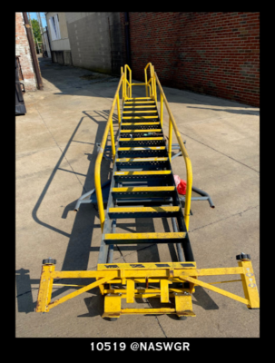 10 Step Cotterman Ladder Cotterman Workmaster Heavy Duty Rolling