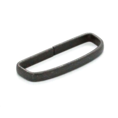 Black Solid Brass Strap Loop 1.5" 1935-13 | eBay