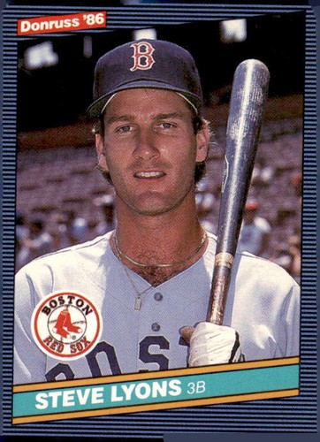 1986 Donruss #579 Steve Lyons Boston Red Sox | eBay