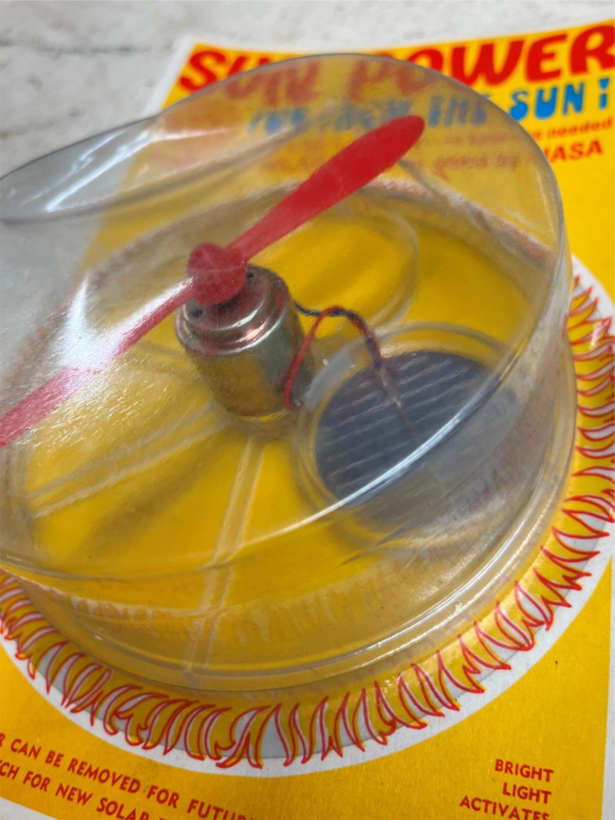 vtg 1970s sun power Fun from the sun solar propeller kids toy No. 101 ...