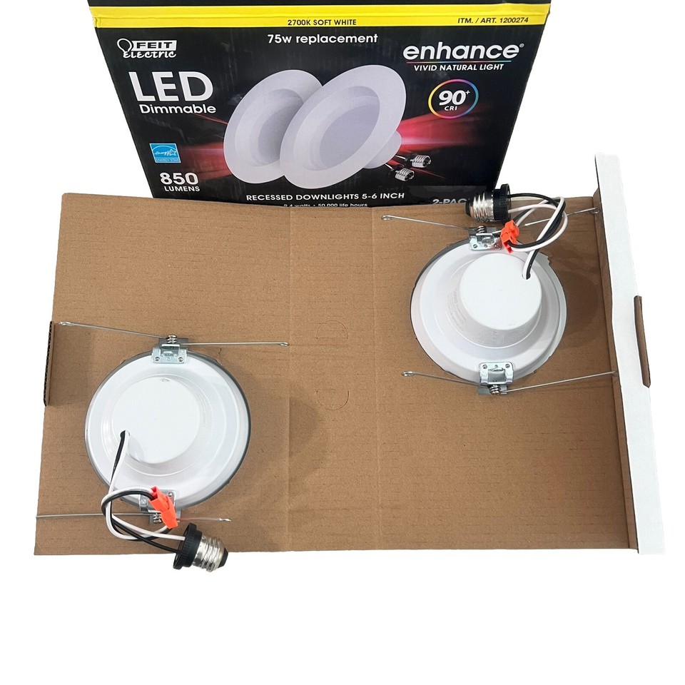 LED Dimmable Recessed Downlights Superior Light Electric 2-pack 75W Replacement 17801477207| eBay