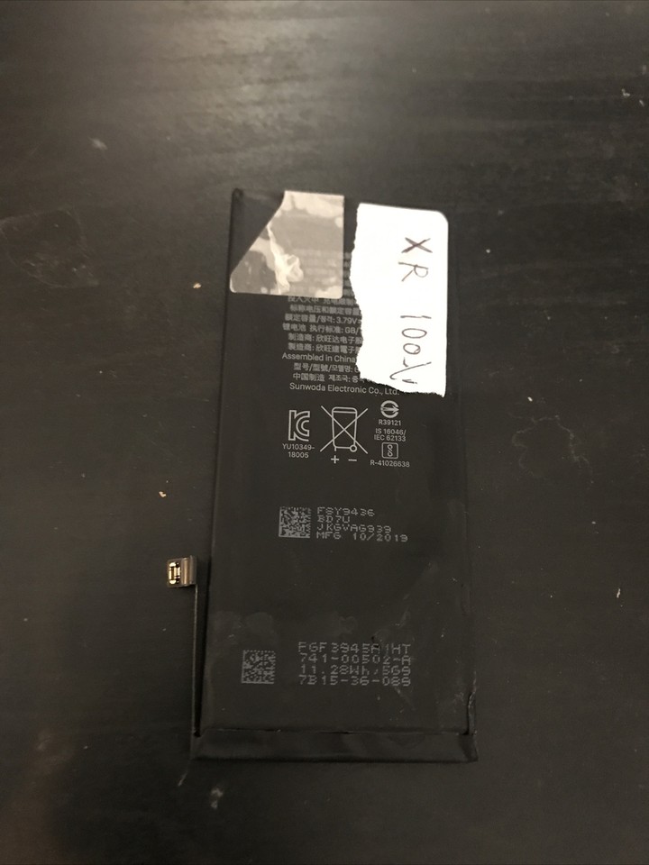 iPhone XR Battery Replacement OEM Genuine original Apple Battery Health ...