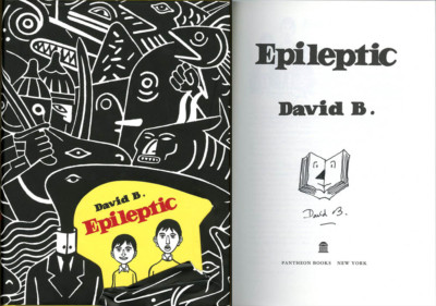 David B. SIGNED AUTOGRAPHED Epileptic HC 1st Ed 1st Print + SKETCH ...