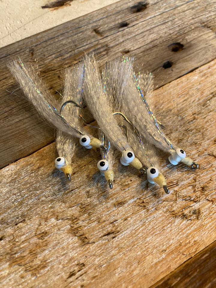 1/2 Dozen (x6) Super Hair Clouser Minnow -Silver Shiner | eBay