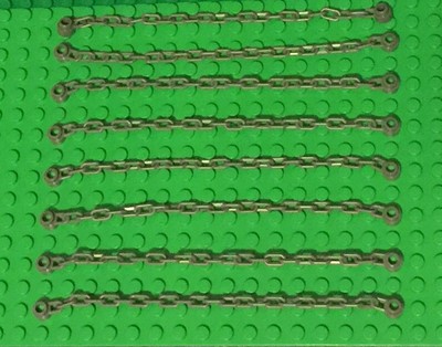 Lego 8 Pieces City Mini Figures Dark Bluish Gray Chain / Long With 21 ...