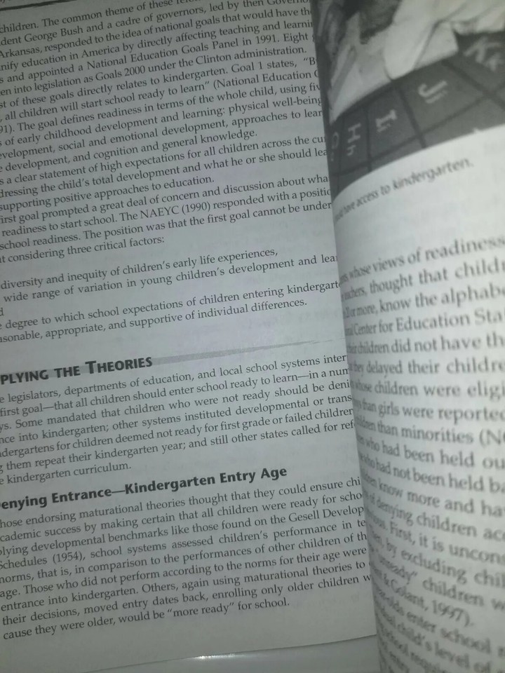 Kindergarten. Fours And Fives Go To School By Carol Seefeldt, Barbara ...