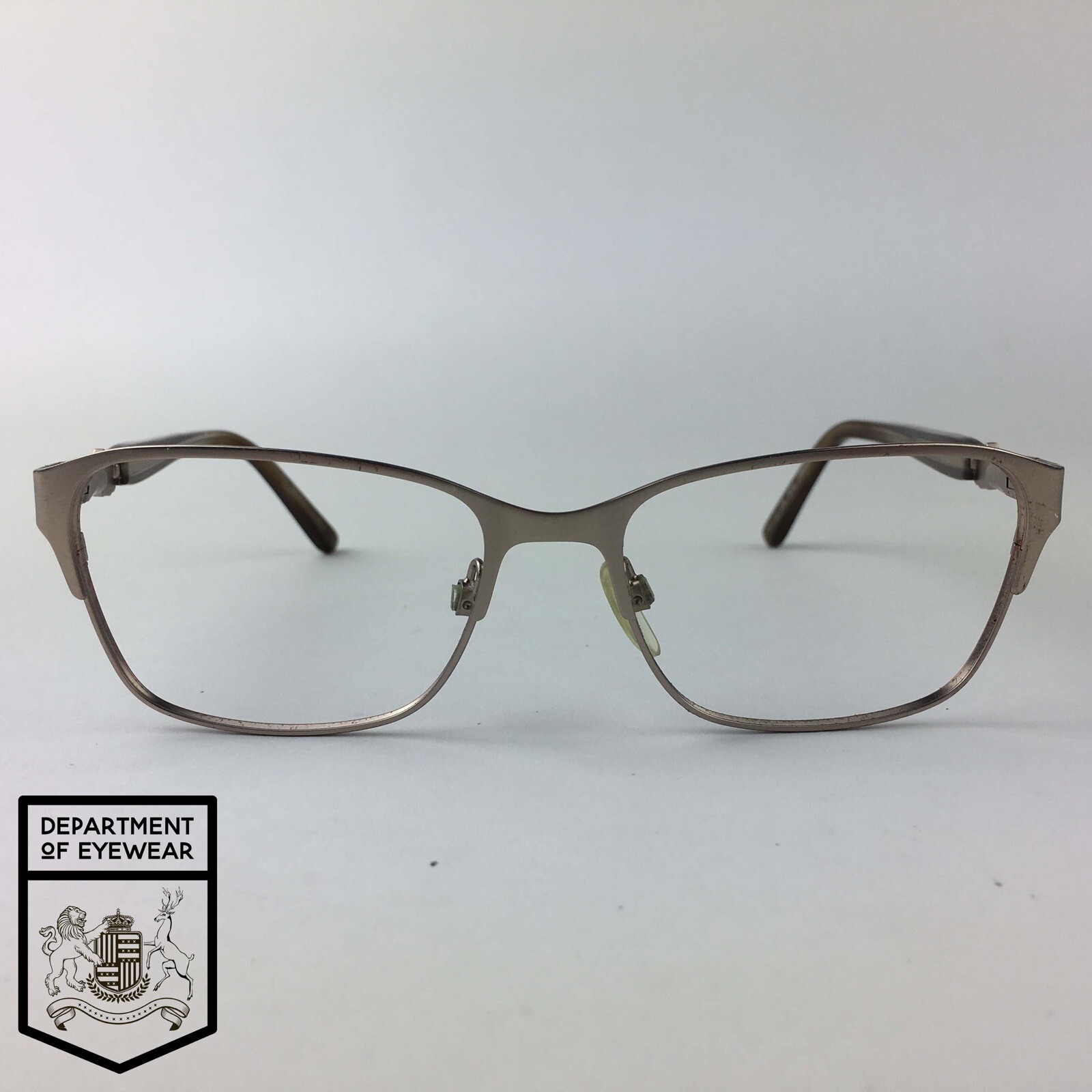 SPECSAVERS eyeglasses MATT SILVER SQUARE glasses frame MOD: STINE ...