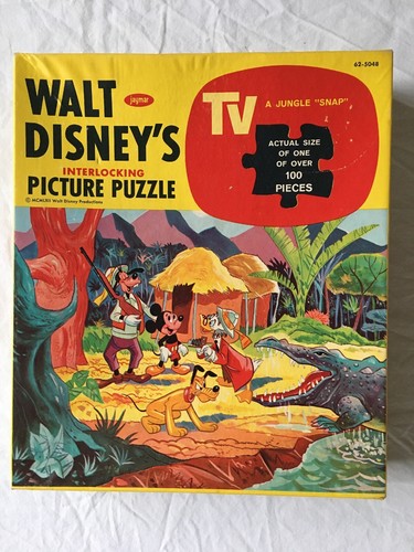 vintage 1962 Walt Disney Puzzle 62-5048 Jaymar Mickey Mouse Goofy Pluto COMPLETE | eBay