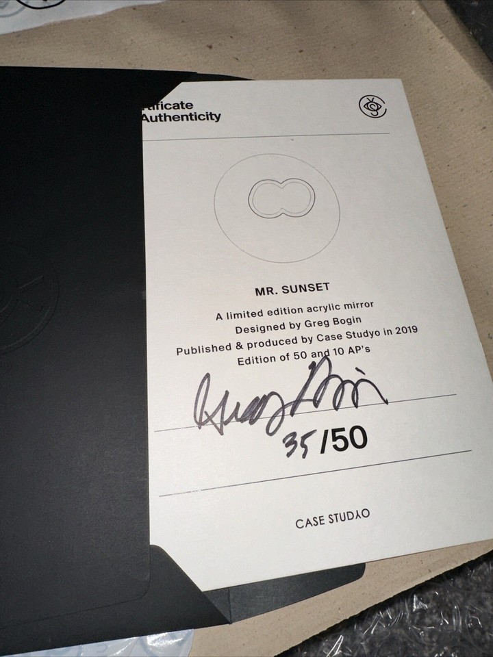 Greg Bogin Mr. Sunset | eBay