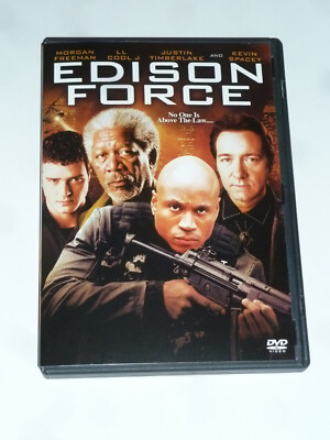 Edison Force DVD crime thriller movie cops Morgan Freeman Justin ...