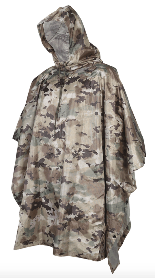 US Military USGI Style Rain Poncho and Poncho Liner Bundle. (OCP ...