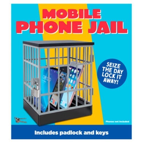 The Source Mobile Phone Jail Prison With Padlock Lock Away Phones ...