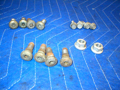 1982-92 CAMARO FIREBIRD SEAT BELT MOUNTING BOLTS FULL SET FRONT REAR ...