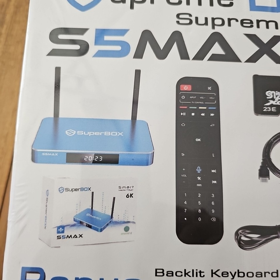 SuperBox S5 Max Smart Media Player 6K Android 12 - Supreme Box | eBay