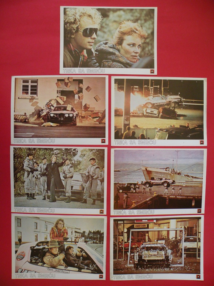 SHAKER RUN 1985 CLIFF ROBERTSON LEIF GARRETT CAR RACE UNIQUE EXYU LOBBY ...