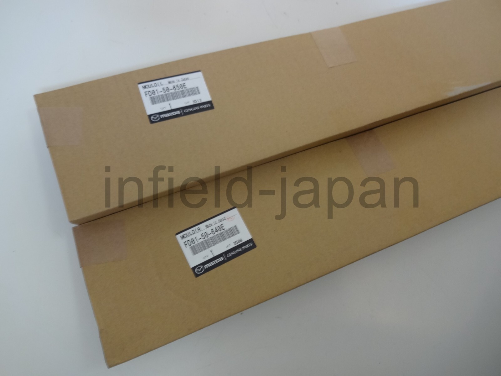 Genuine Mazda RX-7 FD-3S Door Belt Mulding Set FD01-50-640E / FD01-50 ...