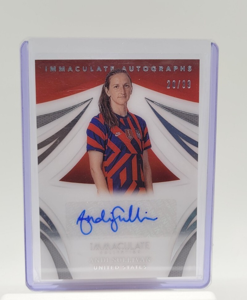 2021 Panini Immaculate Collection Soccer Autograph Andi Sullivan #20/99 ...
