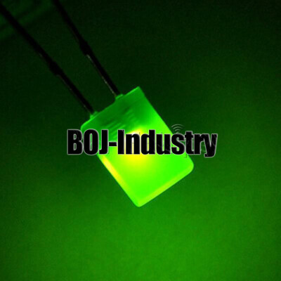 2*5*7mm Green Square Rectangle Green Light Tube LED Light-emitting ...