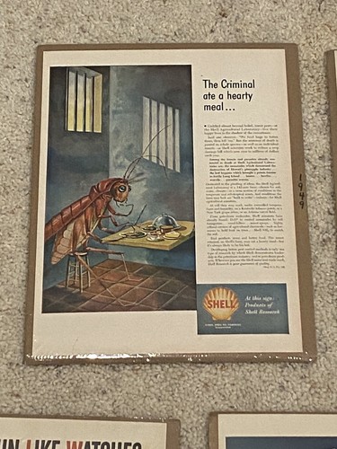 Ten (10) Vintage Shell Oil Full Page Magazine Print Ads 1940-1960 | eBay