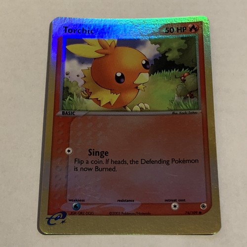 Pokemon Ruby and Sapphire Torchic 74/109 Reverse Holo Common 2003 | eBay
