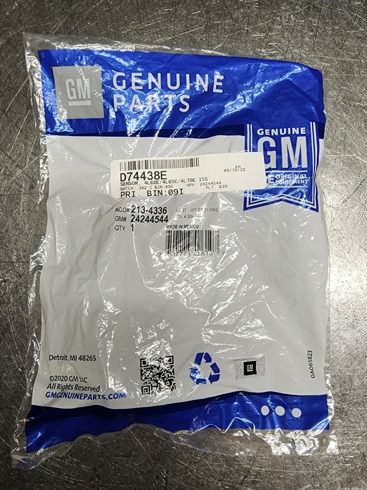 OEM Genuine GM 4L60E 4L65E 4L70E Transmission ISS Input Speed Sensor ...