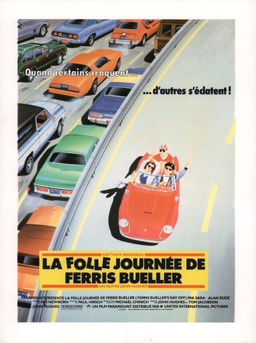 Ferris Bueller's Day Off 1986 French Press Sheet | eBay