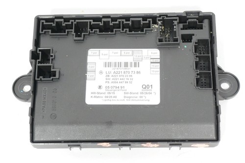 07 08 09 MERCEDES-BENZ S550 REAR RIGHT PASSENGER SIDE DOOR CONTROL ...