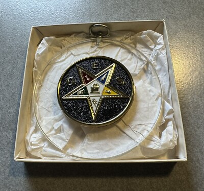 Vintage OES, Order Of The Eastern Star Emblem On Plastic Frame, Wall ...