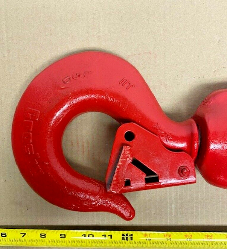 Crosby S322 (KA) Swivel Hook, 11 Ton , NOS, PL-N Latch L-322AN (1048868 ...