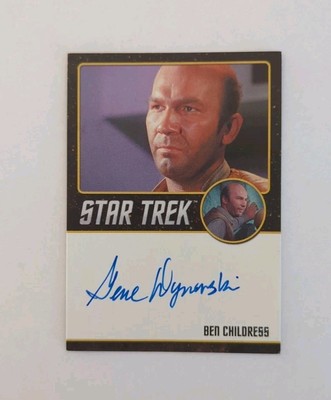 Rittenhouse Star Trek 50th Anniversary Autograph Gene Dynarski as Ben ...