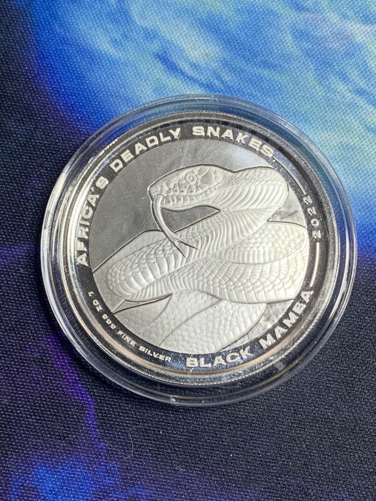 2022 1 oz Congo .999 Silver Deadly Snake Black Mamba Coin (BU) | eBay