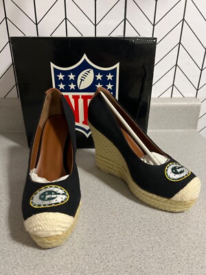Official NFL The Groupie Sandal Green Bay Packers #F20127Packers Wedge ...