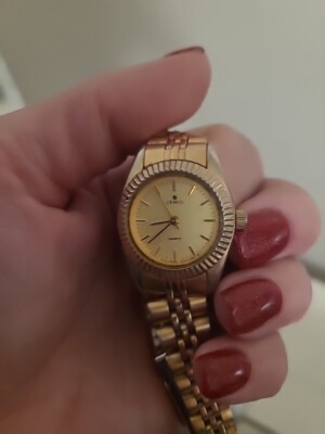 Jemis Quartz Womens Watch Gold Tone New Battery and Inspected | eBay