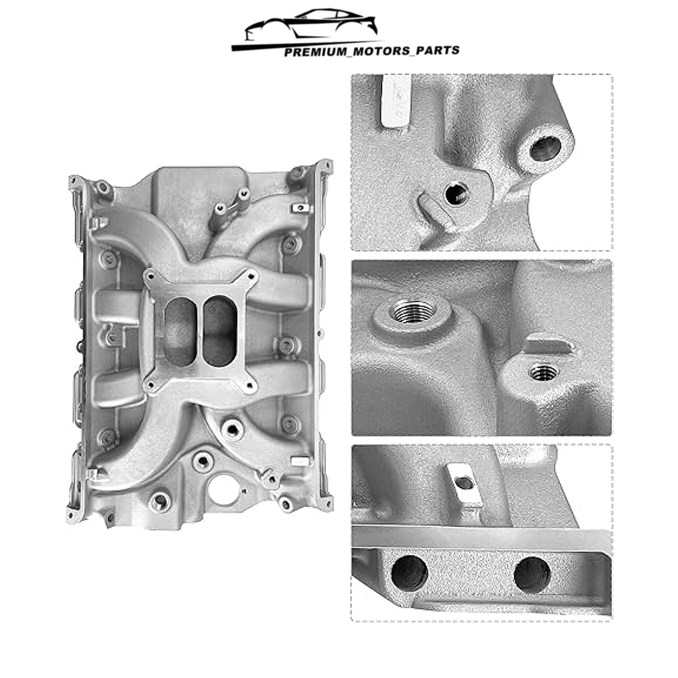 7105 Intake Manifold Aluminum Dual Plane for Ford FE 390 406 410 427 ...
