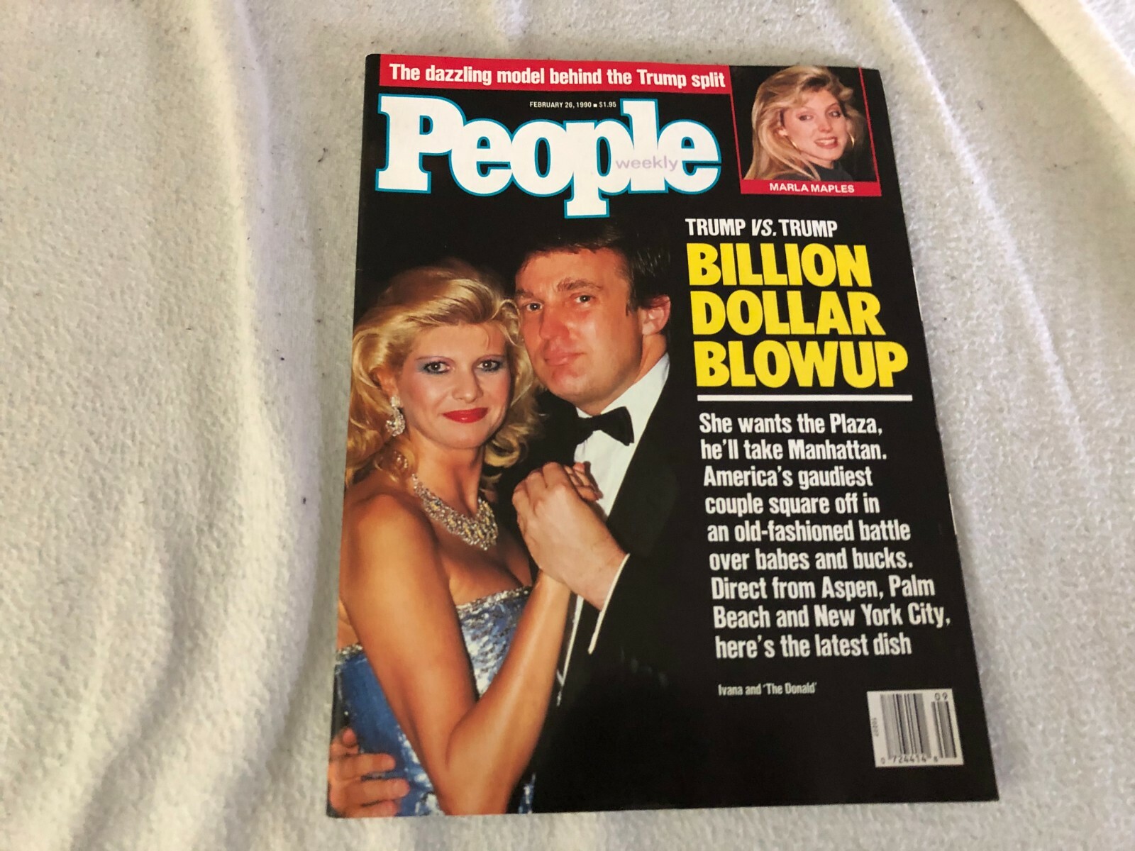 FEB 26 1990 PEOPLE WEEKLY MAGAZINE - DONALD TRUMP - MARLA MAPLES | eBay