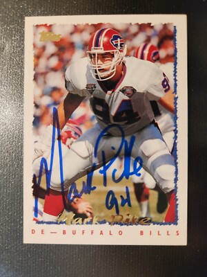 Mark Pike Buffalo Bills 1995 Topps #344 Autographed Card | eBay