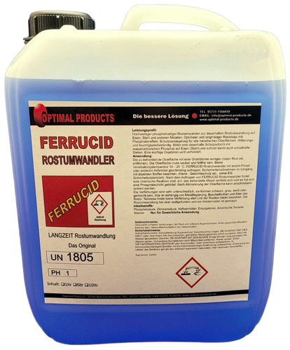 Rust converter RUST SOLVER 5 LITER PREMIUM Ferrucid | eBay