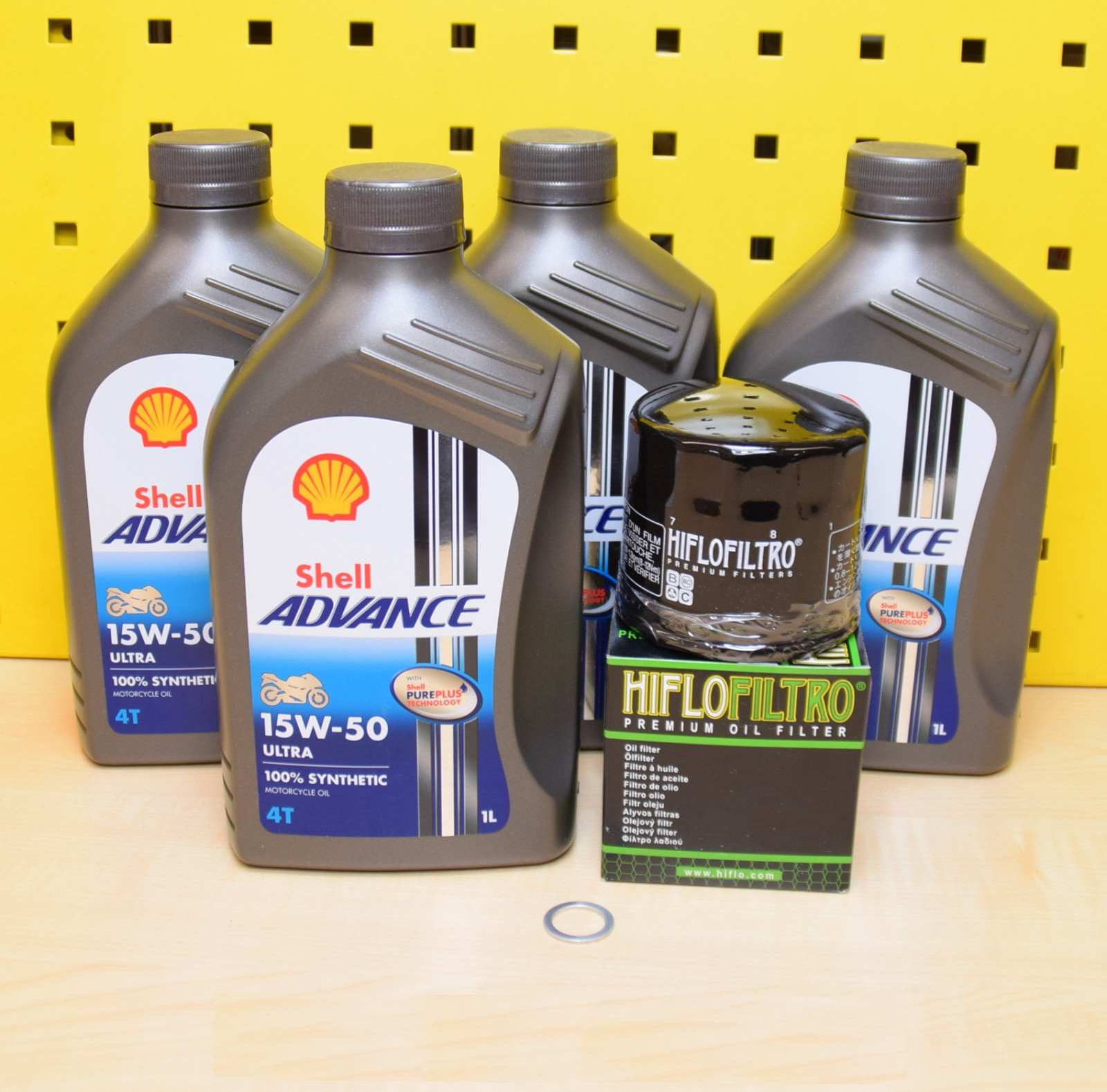 Ducati 848 1098 1099 1100 Ölfilter + Öl Shell Advance Ultra 15w50 R S ...